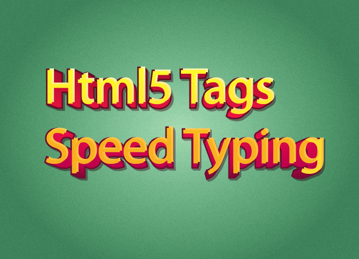 Html5 Tags Speed Typing Game - TypingTyping